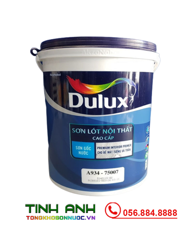 Sơn lót cao cấp DULUX A934 18L - Tổng kho sơn Tịnh Anh